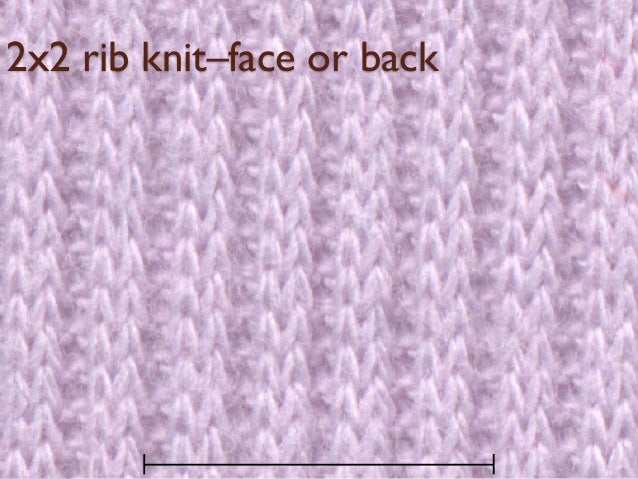 Knitted fabrics and their properties