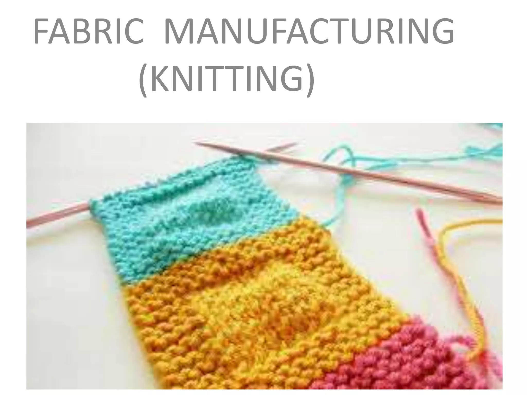 Knitting | PPTX