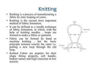 Knitting | PPTX | Needlework | Arts and Crafts