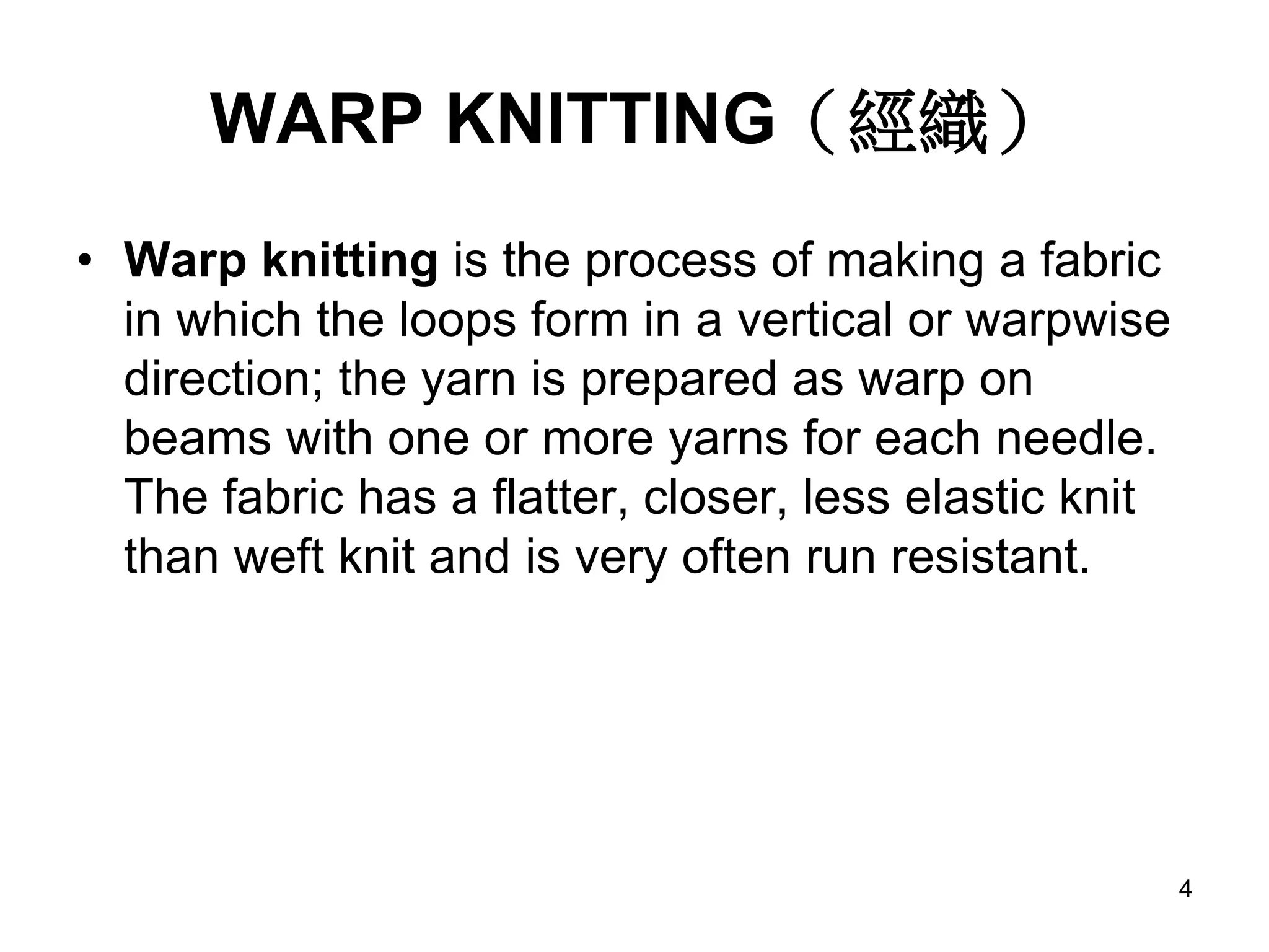 introduction to knitting technology and types of knit.ppt