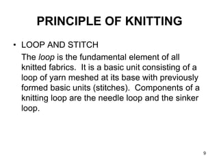 introduction to knitting technology and types of knit.ppt