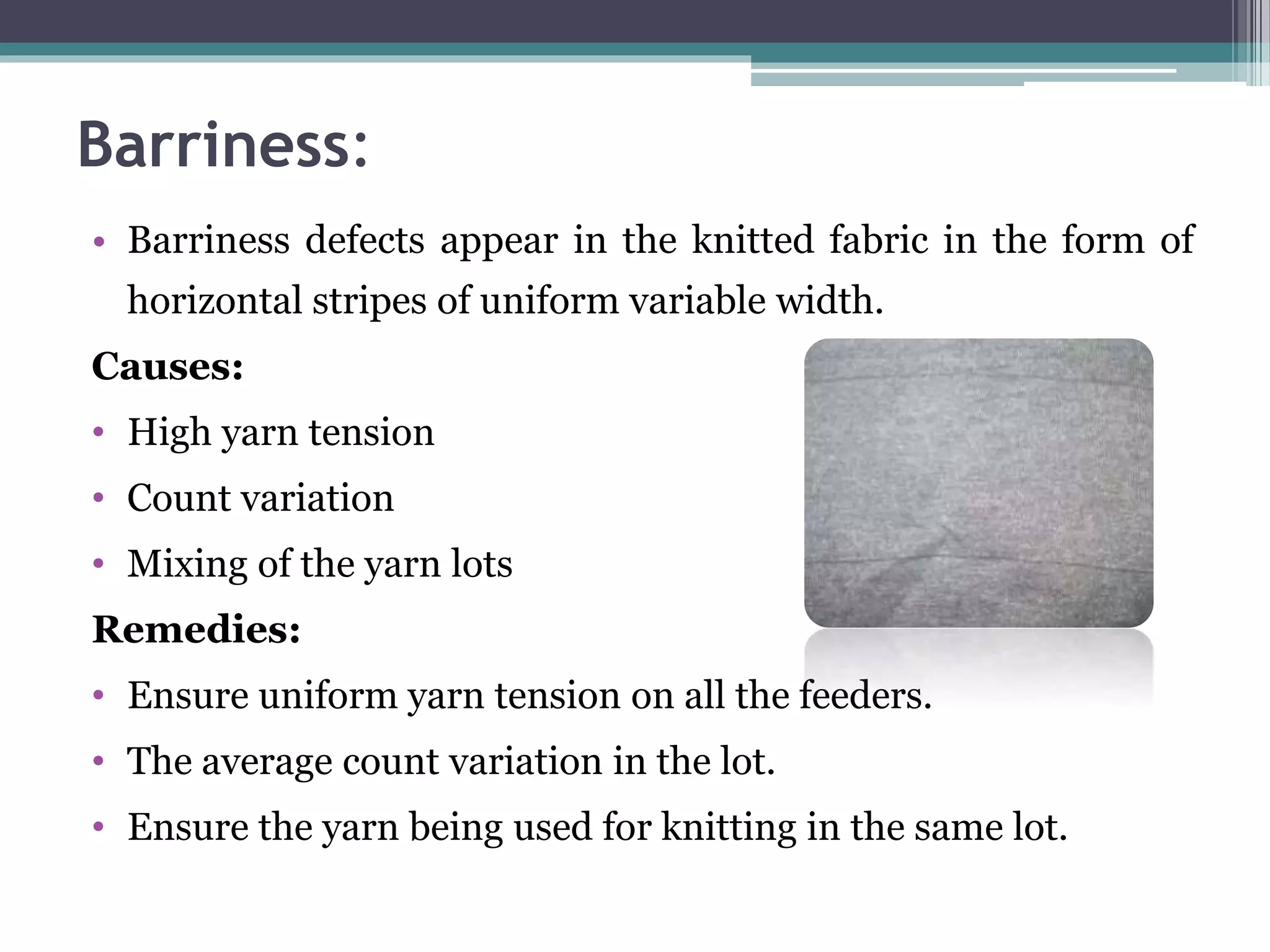 Knitting and defects | PPTX