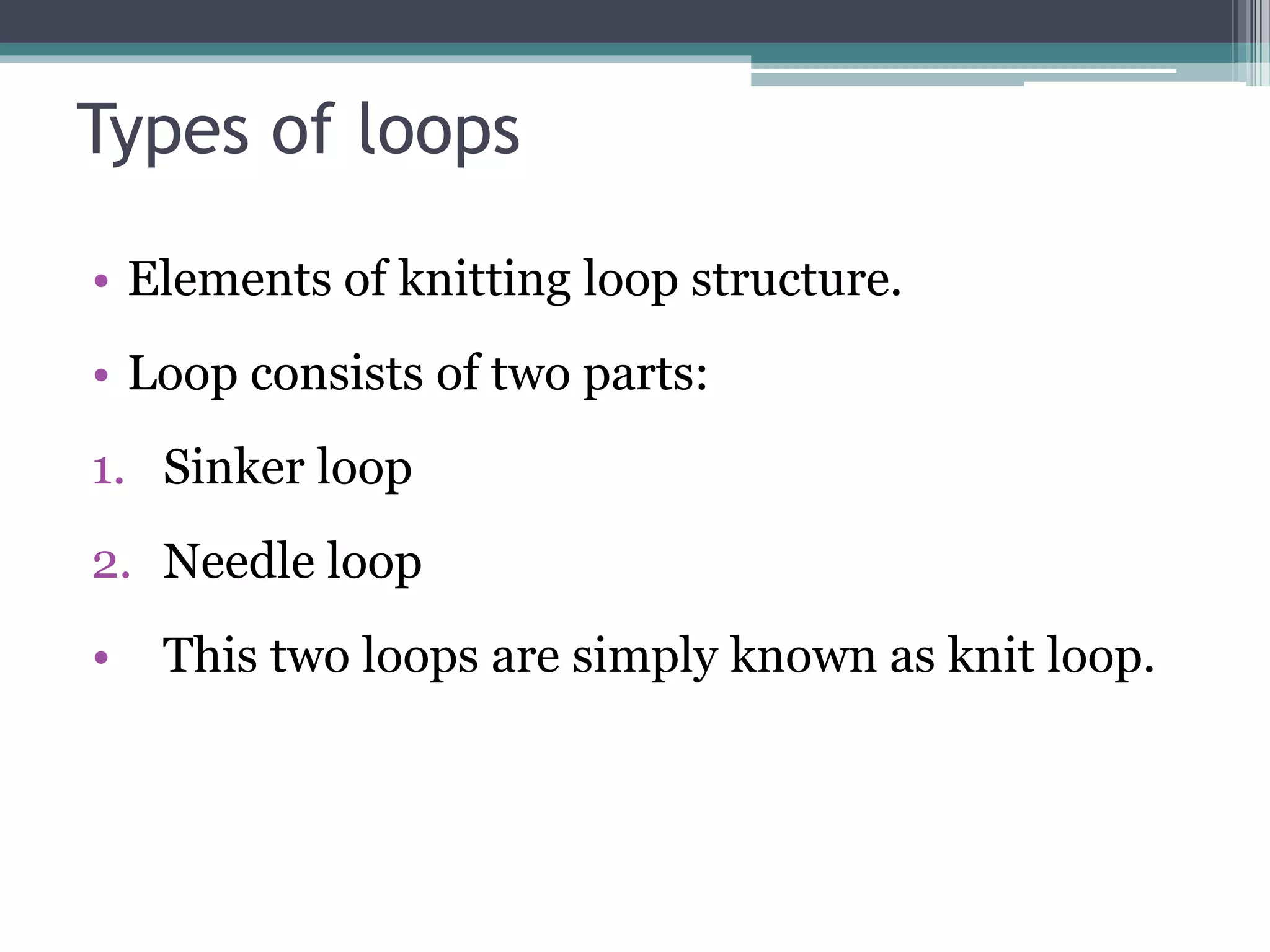 Knitting and defects | PPTX