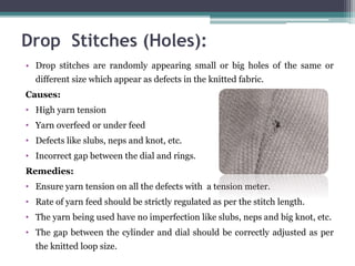 Knitting and defects | PPTX