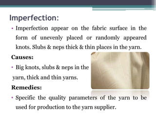 Knitting and defects | PPTX