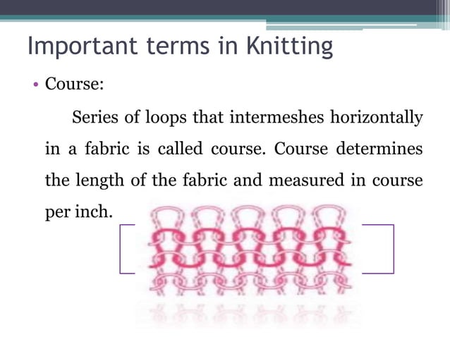 Knitting and defects | PPTX