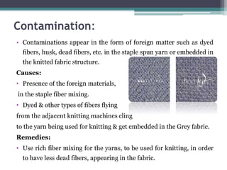 Knitting and defects | PPT
