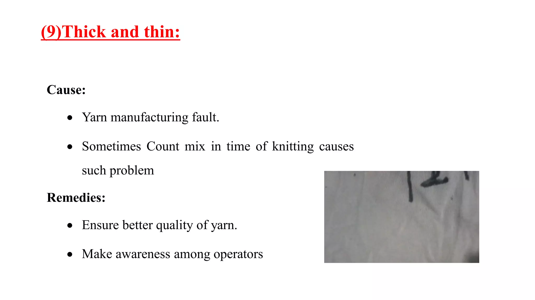Knitting Faults and Remedies | PDF