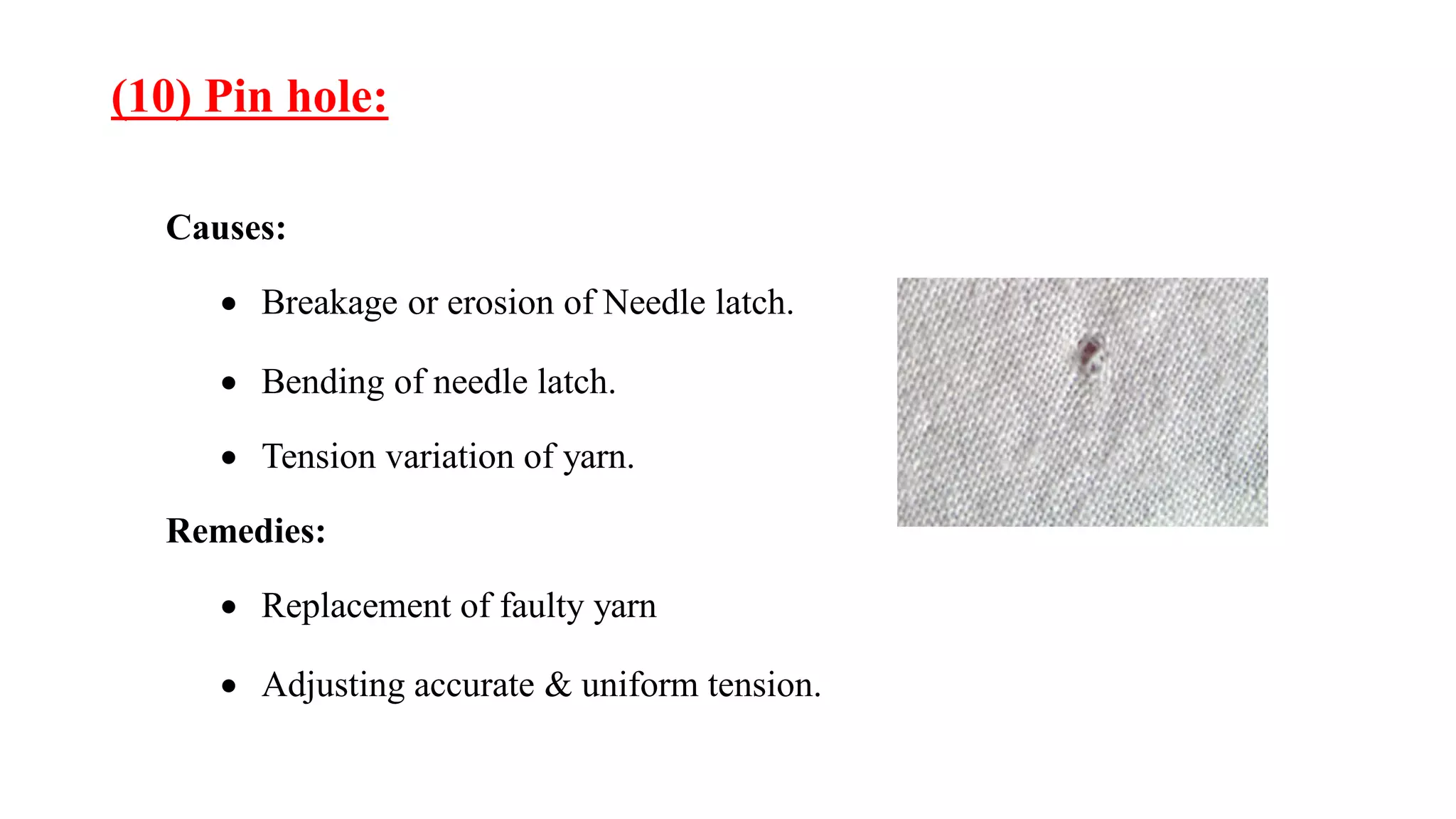 Knitting Faults and Remedies | PDF