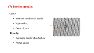 Knitting Faults and Remedies | PDF