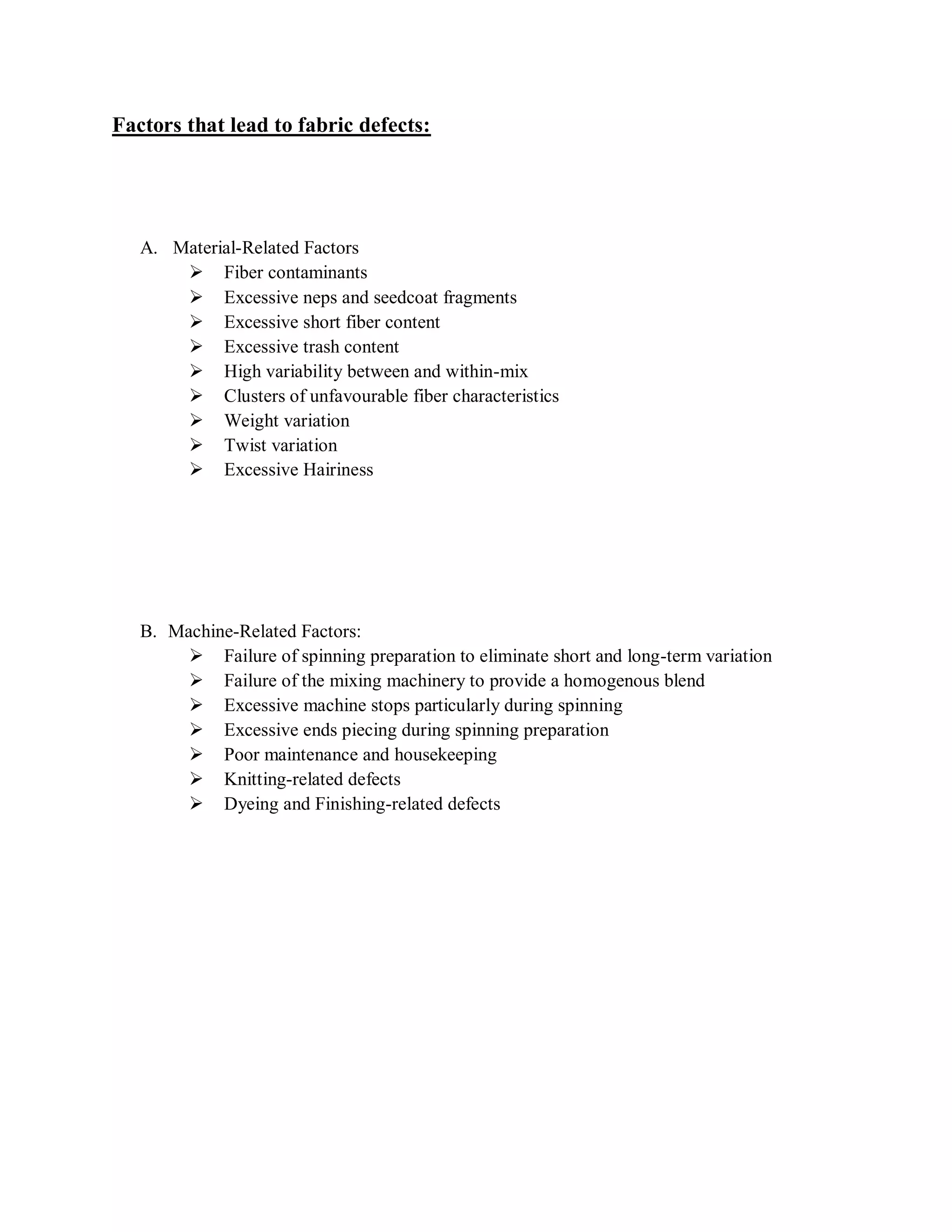 Study on Different Types of Knitting Faults, Causes and Remedies of ...
