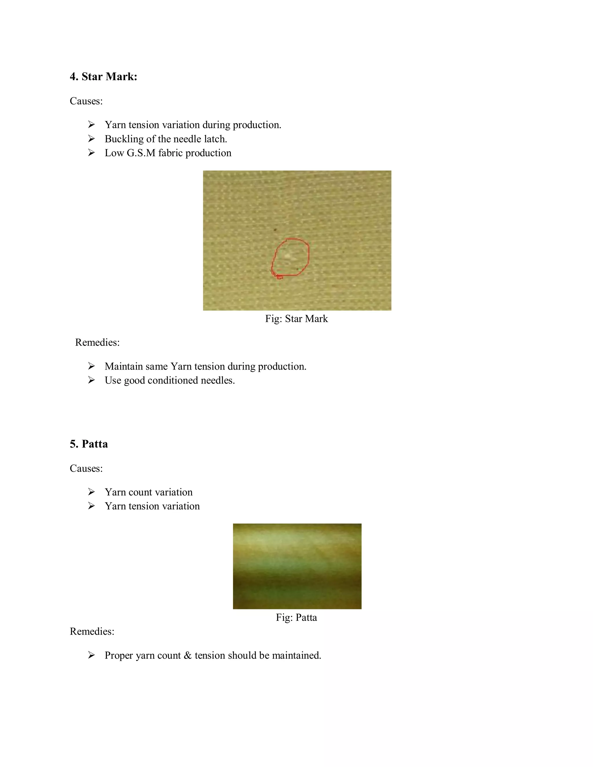 Study on Different Types of Knitting Faults, Causes and Remedies of ...