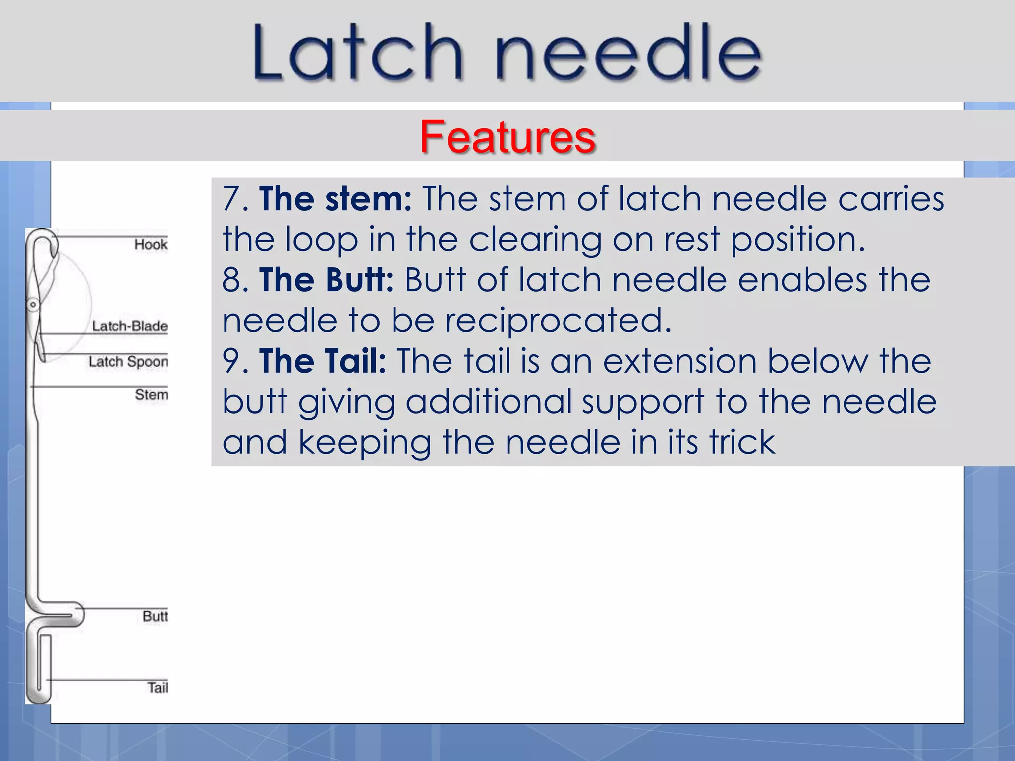 Knitting needles | PPTX