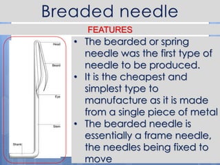 Knitting needles | PPTX