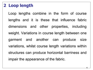 Knitting science | PPTX
