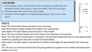 Knitting terminology & definitions | PDF