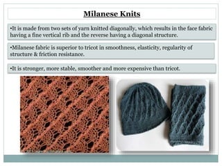 Knitting types | PPTX