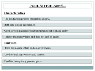 Knitting types | PPTX