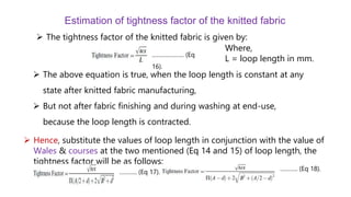 knittted fabric gometry1.ppt document pdf | PPT