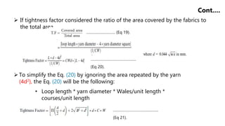 knittted fabric gometry1.ppt document pdf | PPT
