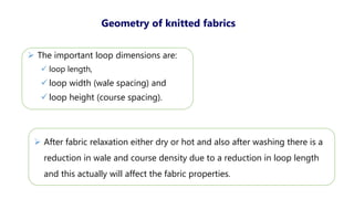 knittted fabric gometry1.ppt document pdf | PPT