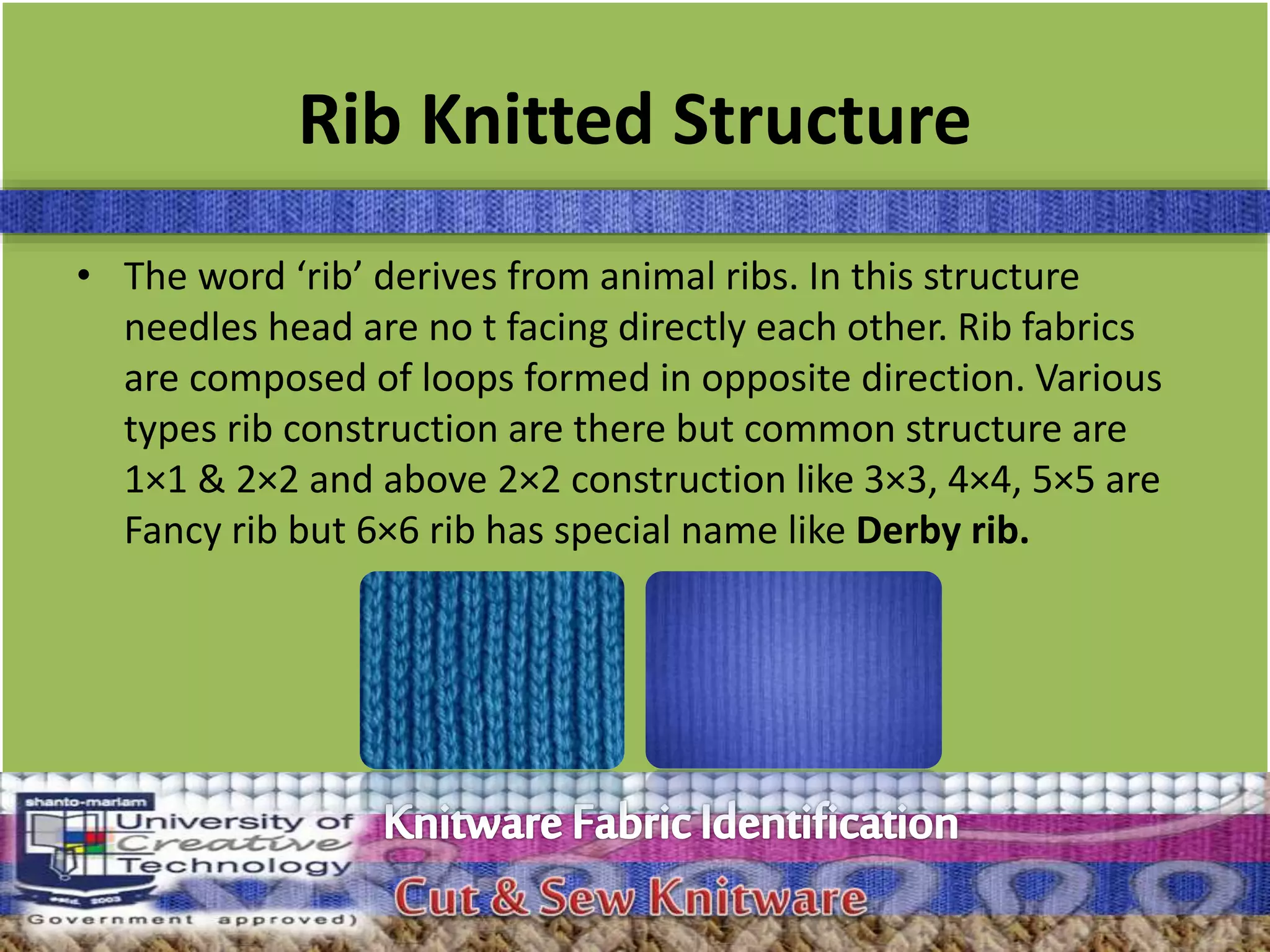 Knitware fabric identification | PPT
