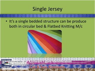 Knitware fabric identification | PPT