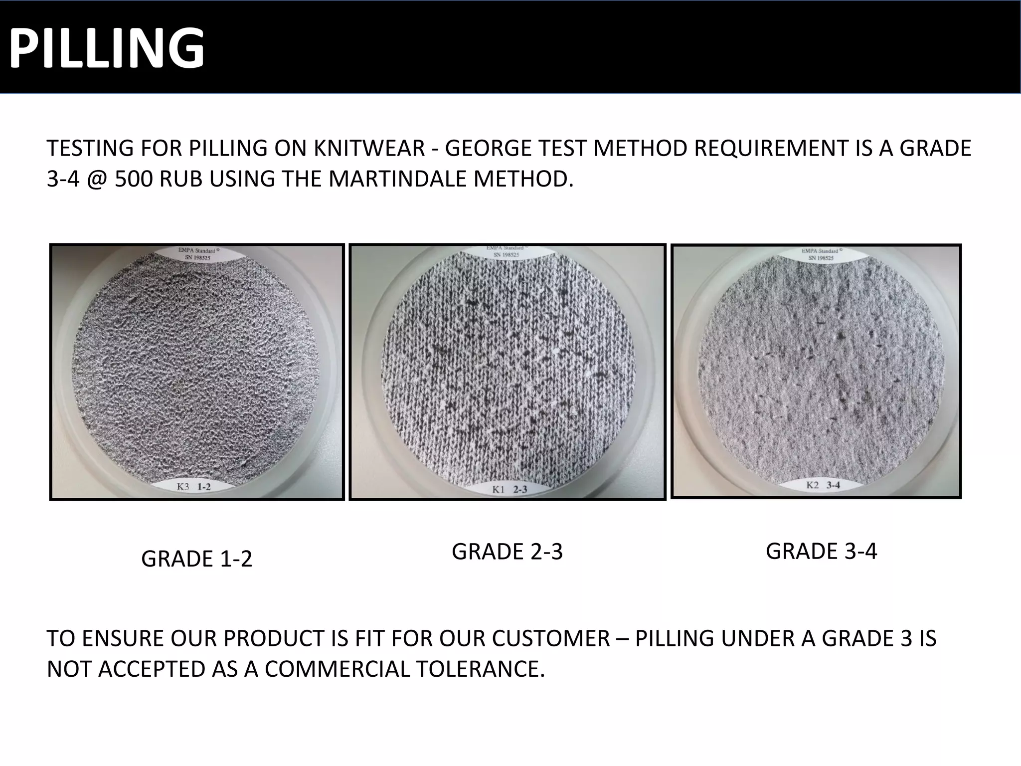 Sweater drop test for George | PPT