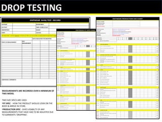 Sweater drop test for George | PPT