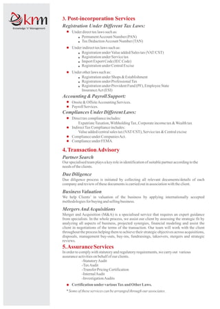 KNM Management Advisory Services Pvt. Ltd | PDF