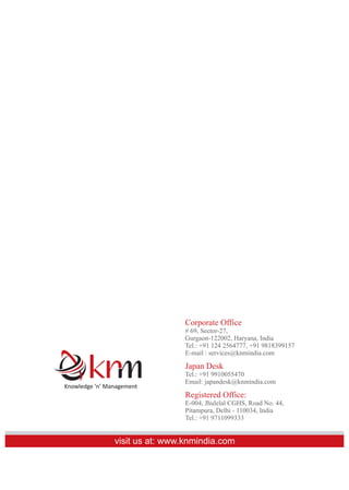 KNM Management Advisory Services Pvt. Ltd | PDF