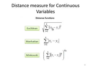 K Nearest Neighbors | PPTX