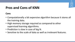 K Nearest Neighbor Algorithm | PPTX