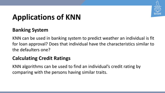 K Nearest Neighbor Algorithm | PPTX