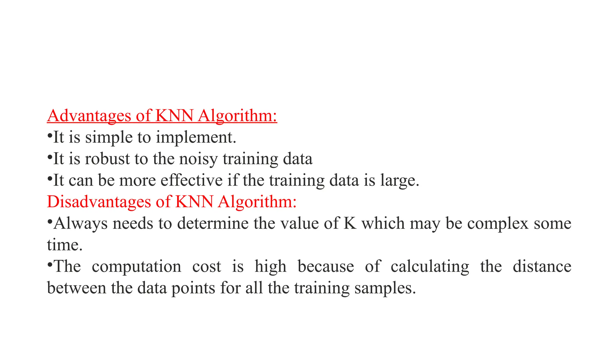 KNN and steps to define knn and various properties.pptx