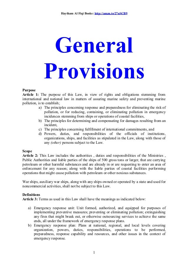 General Provisions general-provisions
