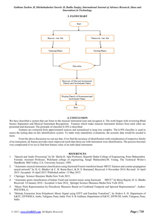 Knn a machine learning approach to recognize a musical instrument | PDF
