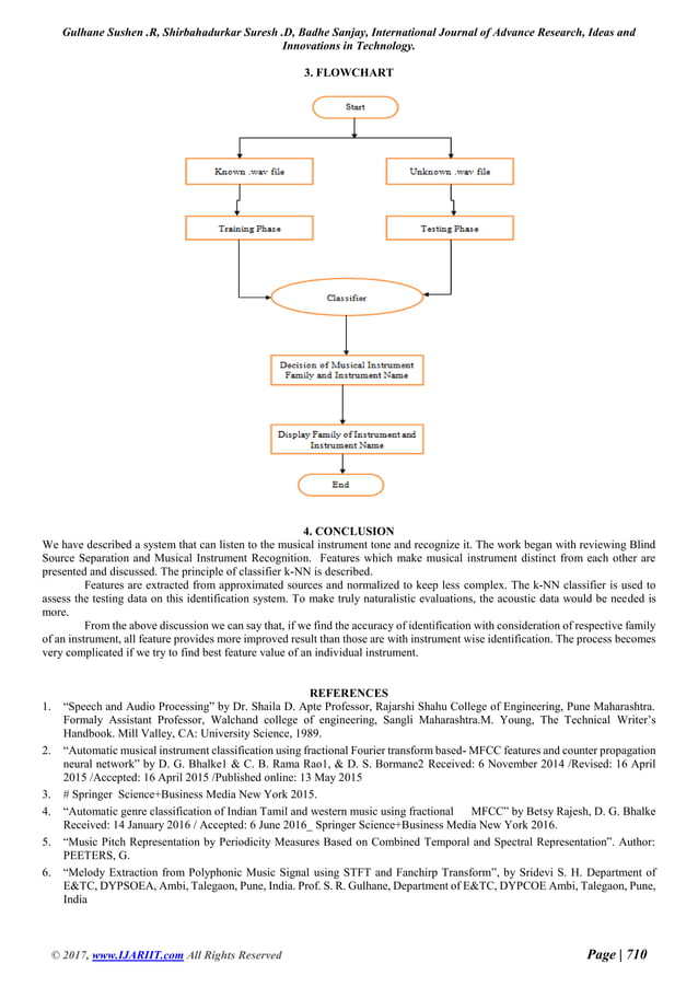 Knn a machine learning approach to recognize a musical instrument | PDF