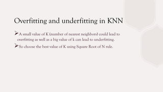 KNN Classificationwithexplanation and examples.pptx