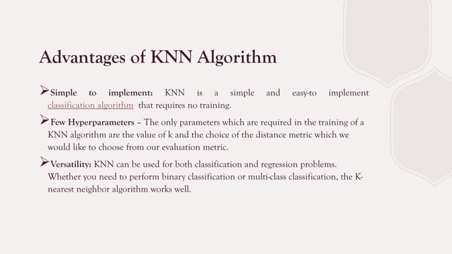 KNN Classificationwithexplanation and examples.pptx | Physics | Science