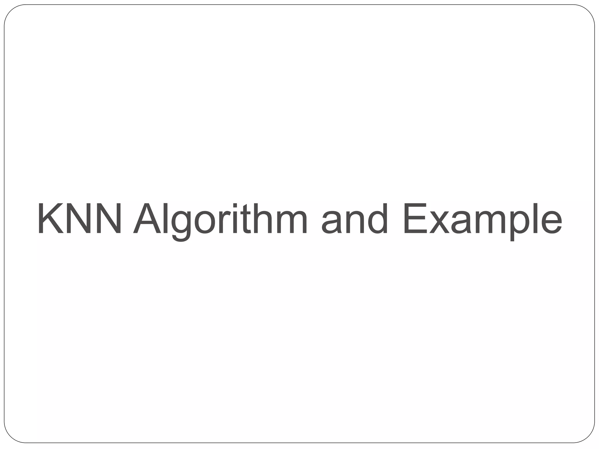 K Nearest Neighbor Classifier Pptx Science