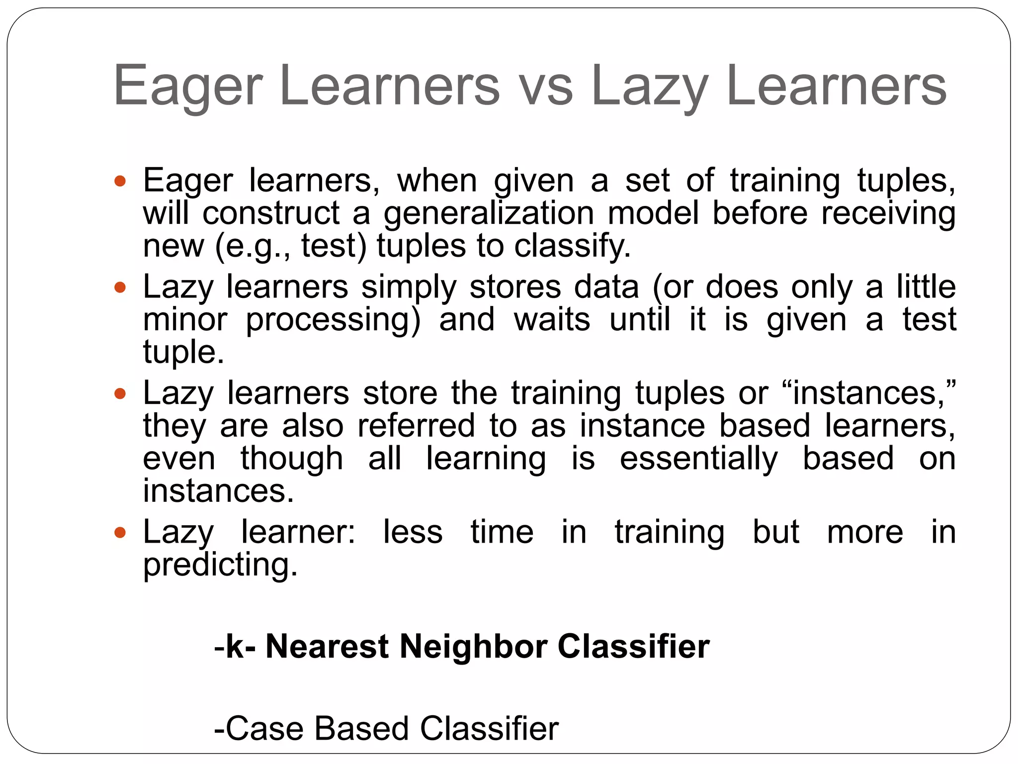 K Nearest Neighbor Classifier Pptx