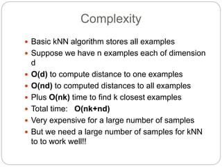 K-Nearest Neighbor Classifier | PPTX
