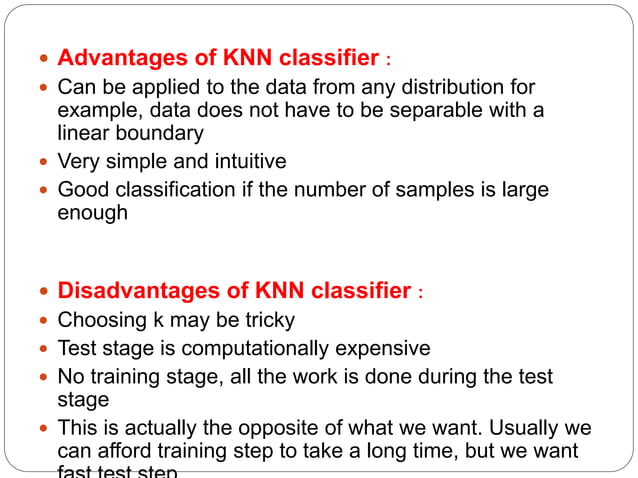 K-Nearest Neighbor Classifier | PPTX | Science
