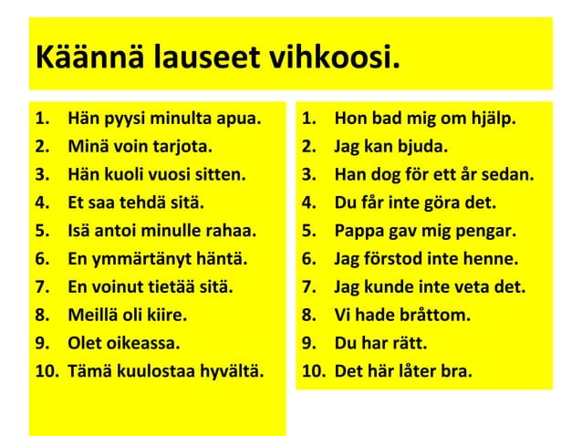 Käännä ja taivuta_verbit_parisi_kanssa[1] | PPT