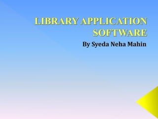 Library application software | PPT
