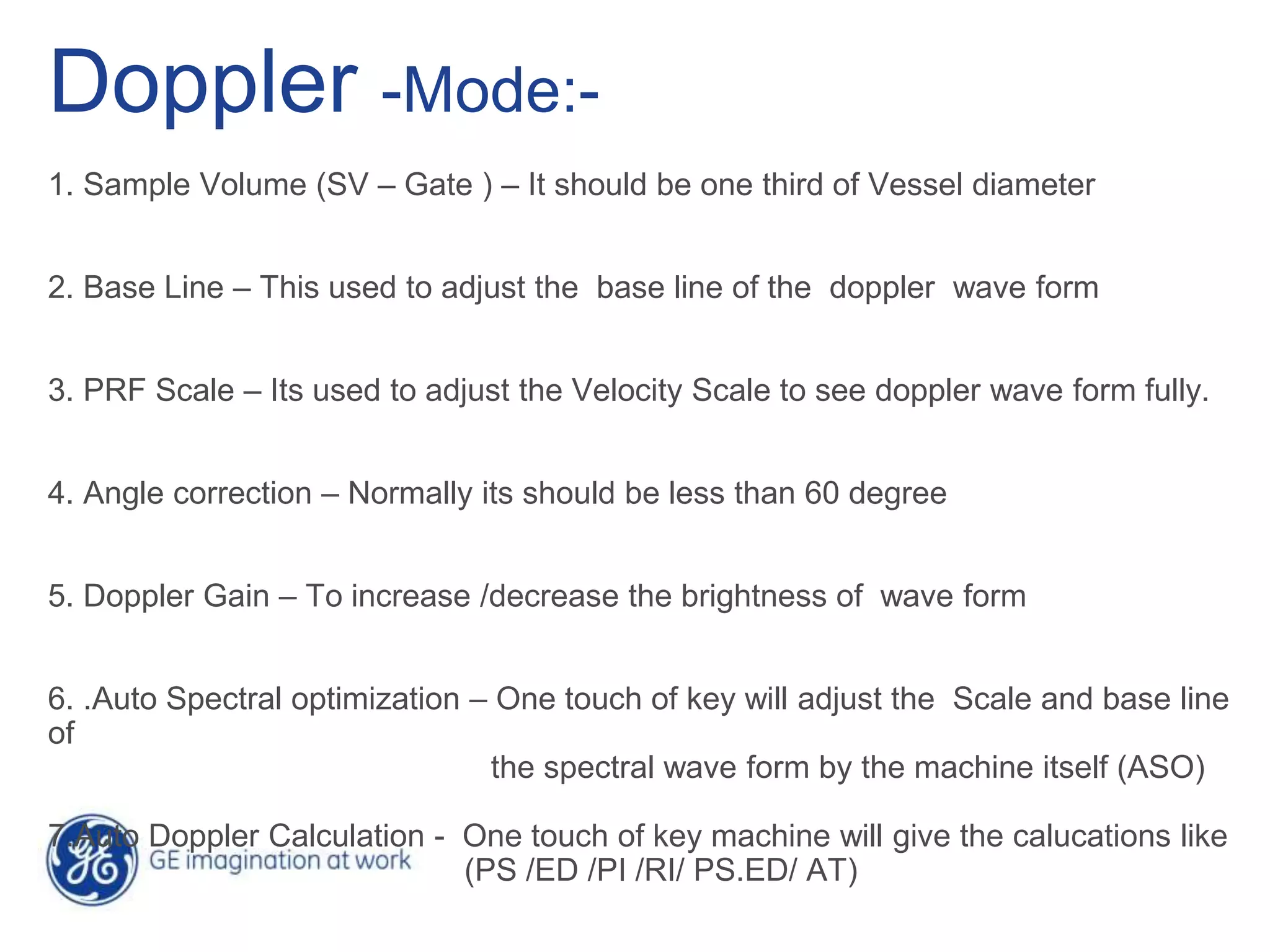 Ultrasound Basic Knobology & Controls | PPTX