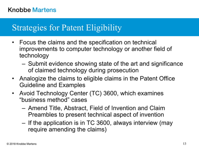 Patenting Computer Implemented Inventions in the US | PPTX