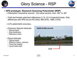 TU2.L10 - ACCURATE MONITORING OF TERRESTRIAL AEROSOLS AND TOTAL SOLAR ...