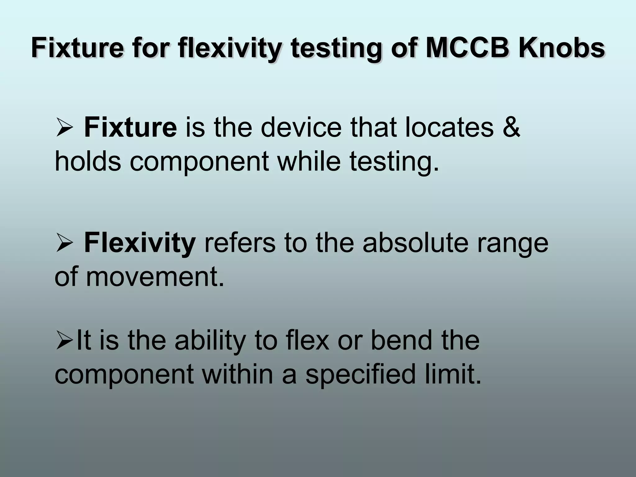 Knob Testing Fixture | PPTX | Science